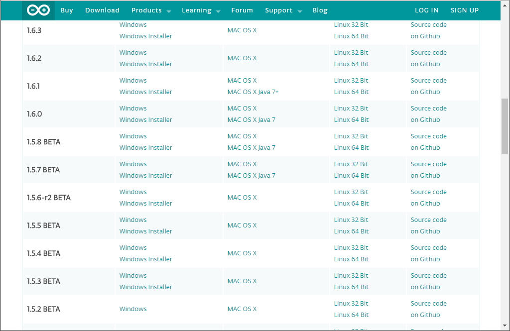 Arduino IDEをセットアップする(最新版以外のバージョン) - テクニカルノート